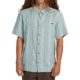 Billabong Kurzarmhemd »Sundays Jacquard« Blue Suede XXL - US-Größen US-Größen XXL Stoff: Baumwoll-Viskose-Jacquard-Mischgewebe