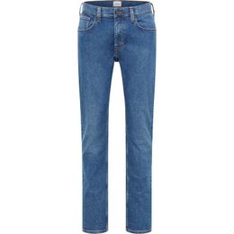 Mustang Slim-fit-Jeans »Herren Style Orlando Slim« 581 mittelblau 33 - Länge 32 Länge 32 33 Schmal geschnittene Jeans mit hohem Bund
