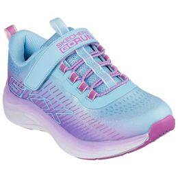 Skechers Sneaker »GO-RUN ACCELERATE«, Sneaker mit Klettverschluss, Glitzer, Größenschablone zum Download hellblau-violett 29 29 Skechers Sneaker im...