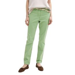 Tom Tailor Chinohose mit Gürtel true green 42 - Länge 30 Länge 30 42 Chino Hose von Tom Tailor