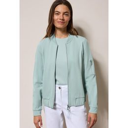 Cecil Blouson mit Zipper Detail cool saliva green L (42) L (42) Blouson von Cecil