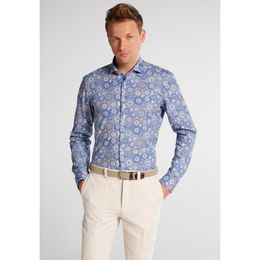 Eterna Herren Langarmhemd &raquo;SLIM FIT&laquo; EASY IRON (b&uuml;gelleicht) blau 44, Normalgr&ouml;&szlig;en