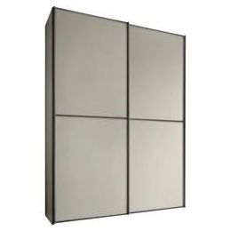Schwebet&uuml;renschrank STAUD "Sinfonie Plus, edles Design in hochwertiger Qualit&auml;t, Made in Germany", beige (sand), B:188cm H:222cm T:68cm, Holzwerkstoff, Schr&auml;nke, Schwebet&uuml;renschrank, Mit vier verschiedenen Ausstattungsvarianten