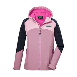 Killtec Funktionsjacke »KOS 150 GRLS JCKT« Wind- und wasserdichte Kinderjacke mit verstellbarer Kapuze altrosa 164 164 Funktionsjacke für Kids mit...