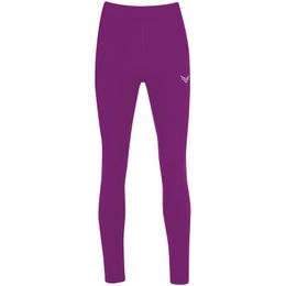 TRIGEMA Leggings »Leggings aus Polyester/Elasthan« brombeer M - US-Größen US-Größen M Elastische Microfaser aus TREVIRA BIOACTIVE