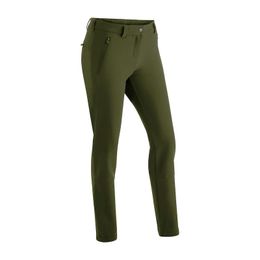 Maier Sports Funktionshose »Helga slim« warme Damen Outdoorhose, robuste Wanderhose, Slim Fit dunkelgrün 23 - Kurzgrößen Kurzgrößen 23 Feminin...