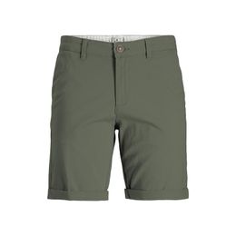 Jack & Jones JACK & JONES JUNIOR Chinoshorts »JPSTDAVID JJCHINO SHORTS AKM SN JNR« Oil Green 122 - N-Gr N-Gr 122 Shorts mit Umschlag von Jack & Jones Junior