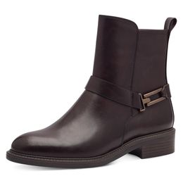 Tamaris Stiefelette, Blockabsatz, Businessschuh mit eleganter Zierschnalle dunkelbraun 39 39 Klassische Stiefelette mit zweckmäßigem...