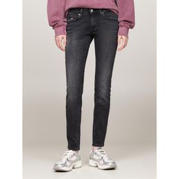 Tommy Jeans Skinny-fit-Jeans »Damenjeans Low Waist Skinny« mit Waschung, Logo-Badge Denim Black2 29 - Länge 30 Länge 30 29 Extra-eng geschnittene...