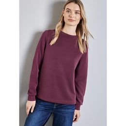 Street One Sweatshirt, mit Rollkragen mulberry red 38 38 Langarmshirt von Street One
