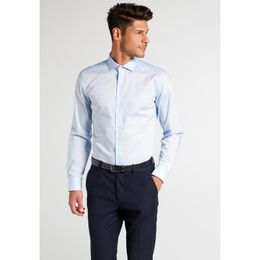 Eterna Damen Langarmhemd &raquo;SLIM FIT&laquo; NON IRON (b&uuml;gelfrei) blau 37, Normalgr&ouml;&szlig;en