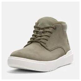 Schn&uuml;rboots Timberland "SENECA BAYMID LACE UP SNEAKER", Herren, Gr. 44, gr&uuml;n (dunkelgr&uuml;n nubuck), Leder, Schuhe Schn&uuml;rboots, Winterstiefel, Schn&uuml;rstiefel, Winterschuhe