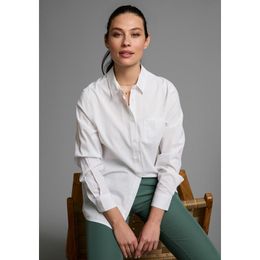Laura Scott Longbluse mit Brusttasche weiss 44 44 Kombistarke Longbluse f&uuml;r Frauen