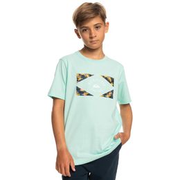 Quiksilver T-Shirt »Circled Line« Beach Glass 10 10 Stoff: Baumwoll-Jersey-Stoff [160 g/m2]