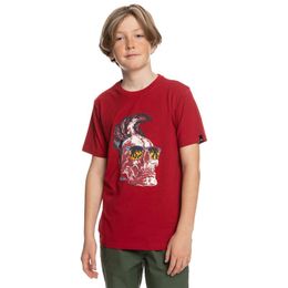 Quiksilver T-Shirt »Smoke Screen« Chili Pepper 16 16 Stoff: Leichter Baumwolljersey