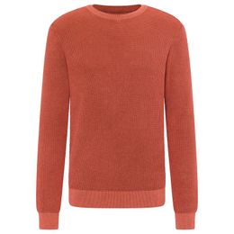 Mustang Cardigan »Herren Style Elliot« orange L L Lässiger Schnitt