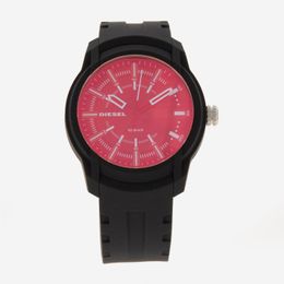 Diesel Schwarze DZ1819 Armbanduhr mit Silikonarmband