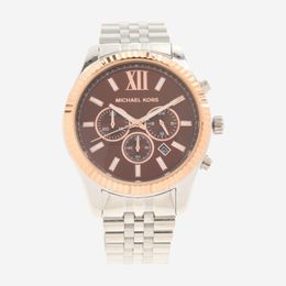 Michael Kors Silberfarbene MK8732 Chronograph-Armbanduhr