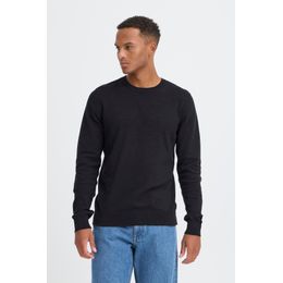 Rundhalspullover Blend "BHBRYAN CREW", Herren, Gr. M, schwarz beauty, Strick, Obermaterial: 70% Baumwolle, 30% Nylon, unifarben, regular fit hüftbedeckend, Rundhals, Strickbündchen, Pullover
