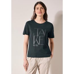 Cecil Print-Shirt mit Artwork slate khaki XL (44) XL (44) Shirt mit Artwork von Cecil