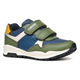 Geox Sneaker &raquo;J PAVEL&laquo;, Runner Sneaker, Klettschuh f&uuml;r Freizeitaktivit&auml;ten khakigr&uuml;n 25 25 Geox Sneaker mit Klettverschl&uuml;ssen