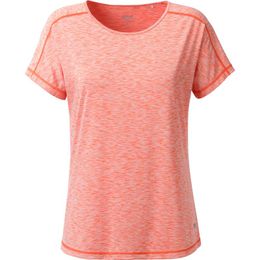 DEPROC Active Funktionsshirt »MORAY MELANGE WOMEN« Funktionsshirt in Melangeoptik vermillion orange 36/38 (M) 36/38 (M) Linea Primero...