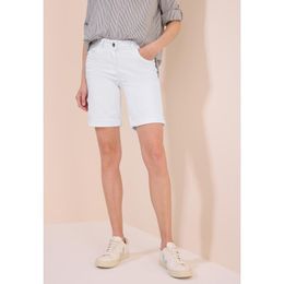 Cecil Jeansbermudas »Style Scarlett« Sommerhose, Shorts mit Stretch White 32 - N-Gr N-Gr 32 Casual Fit Shorts von Cecil