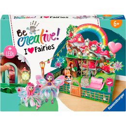 Kreativset Ravensburger "BeCreative, Bastelset DIY Feenwelt", bunt, Kreativsets, KinderB:37cm H:27cm L:5,5cm, Kunststoff, Pappe, Made in Europe, B:37cm H:27cm L:5,5cm