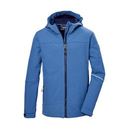 Killtec Jungen Softshelljacke &raquo;KOS 143 BYS SFTSHLL JCKT&laquo; Wind- und wasserabweisende, atmungsaktive Kinderjacke blau 128