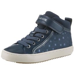 Geox Sneaker »J KALISPERA GIRL I« High Top Sneaker, Schnürboots, Freizeitschuh mit Gummizug navy 27 27 Modische Sneaker mit knöchelhohem Schaft und...