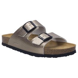 Josef Seibel Hausschuh »Hermine 01« Pantolette, Slides, Sandale mit weichem Lederfutter bronzefarben 39 39 Komfortable Pantoffeln in weiter Form -...