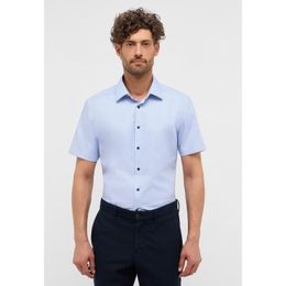 Eterna Kurzarmhemd »SLIM FIT« NON IRON (bügelfrei) hellblau 38 - Normalgrößen Normalgrößen 38 Basic Kent-Kragen