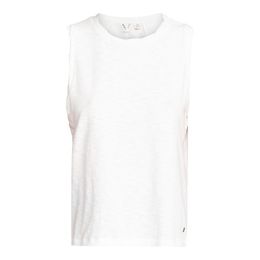 Roxy Tanktop &raquo;On The Shoreline&laquo; wei&szlig; XS XS Stoff: Flammgarn-Jersey-Mischgewebe aus...