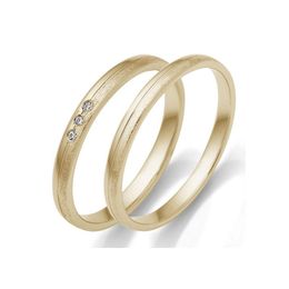 Firetti Trauring »Schmuck Geschenk Gold 375 Hochzeit Ehering "LIEBE"« Made in Germany, wahlweise mit oder ohne Brillanten gelbgoldfarben 60...