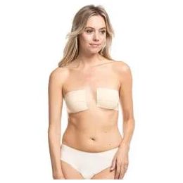Klebe-BH MAGIC BODYFASHION "Boob Tape", Damen, Gr. N-Gr, braun (latte), Obermaterial: 95% Baumwolle, 5% Elasthan, unifarben, k&ouml;rpernah, BHs Klebe-BH, tr&auml;gerlos, r&uuml;ckenfrei, tief ausgeschnitten und viele weitere Optionen