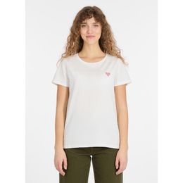 Ragwear Kurzarmshirt »ADORI A« IVORY 3XL 3XL Vegan, von PETA verifiziertes Shirt mit zeitlosem Rundhalsausschnitt und geradem Saum von Ragwear