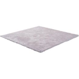 Tom Tailor HOME Hochflor-Teppich &raquo;Soft&laquo; rechteckig 35 mm H&ouml;he handgetuftet, Uni-Farben, super weich und flauschig grau Obermaterial: 100%...