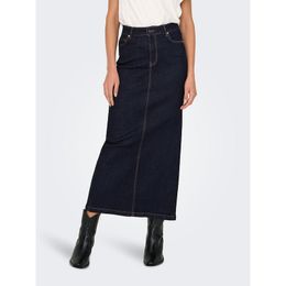 Only Jeansrock »ONLWALO MW SLIT DNM MAXI SKIRT GUA« Dark Blue Denim L (40) L (40) Jeansrock in Maxilänge von Only