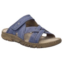 Josef Seibel Pantolette &raquo;Brenda 10&laquo; mit weichem Lederfutter dunkelblau 39 39 Bequeme Pantolette im sportlichen Look
