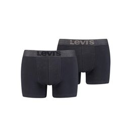 Levi's LEVI'S Boxershorts »LEVIS MEN MEL WB BOXER BRIEF ORG CO 2P« 2er Pack, mit breitem Logobund black M M Bequemer elastischer Bund hergestellt mit...