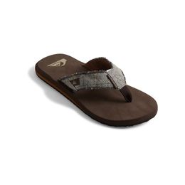 Quiksilver Sandale »Monkey Abyss« Brown 1 14(47) 14(47) Baumwoll-Canvas-Band mit Waschung und...