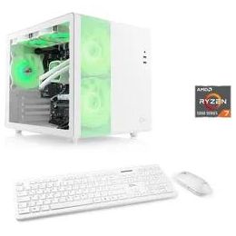 CSL PC "Cube V24201", wei&szlig;, Microsoft Windows 11 Home (64 Bit), 32 GB RAM 1.000 GB SSD, Desktop-PCs, PC