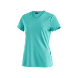 Maier Sports Damen Funktionsshirt &raquo;Trudy&laquo; Damen T-Shirt, Kurzarmshirt f&uuml;r Wandern und Freizeit blau 36