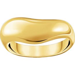 Thomas Sabo Fingerring »Bold Elegance« gelbgoldfarben 56 Ring mit geschwungener Form