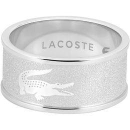 Lacoste Fingerring &raquo;BACKHAND&laquo; edelstahlfarben 64 Moderner Ring der Marke Lacoste