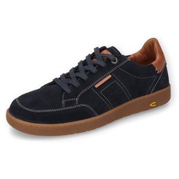 Camel Active Sneaker, Retro Sneaker, Schnürschuh mit Ziernähten navy-braun 44 44 Modischer Sneaker von Camel Active