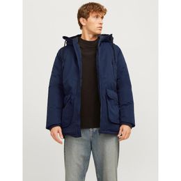 Jack & Jones Jack & Jones Herren Parka &raquo;JJCONSTRUCT PARKA&laquo; mit Kapuze blau M