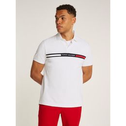 Tommy Hilfiger Herren Poloshirt &raquo;HILFIGER CHEST INSERT REG POLO&laquo; wei&szlig; M