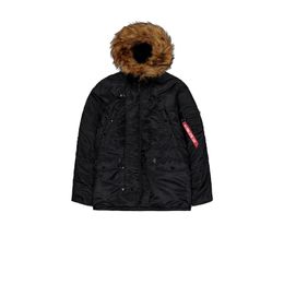 Alpha Industries Winterjacke »Men - Cold Weather Jackets N-3B Heritage« black XXL XXL Flight Nylon Stoff