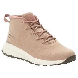 Schn&uuml;rboots Jack Wolfskin "CAMPFIRE WOOL MID W", Damen, Gr. 43, afterglow, Wolle, Schuhe Schn&uuml;rboots, Winterschuhe, Winterboots, Sneakerboots